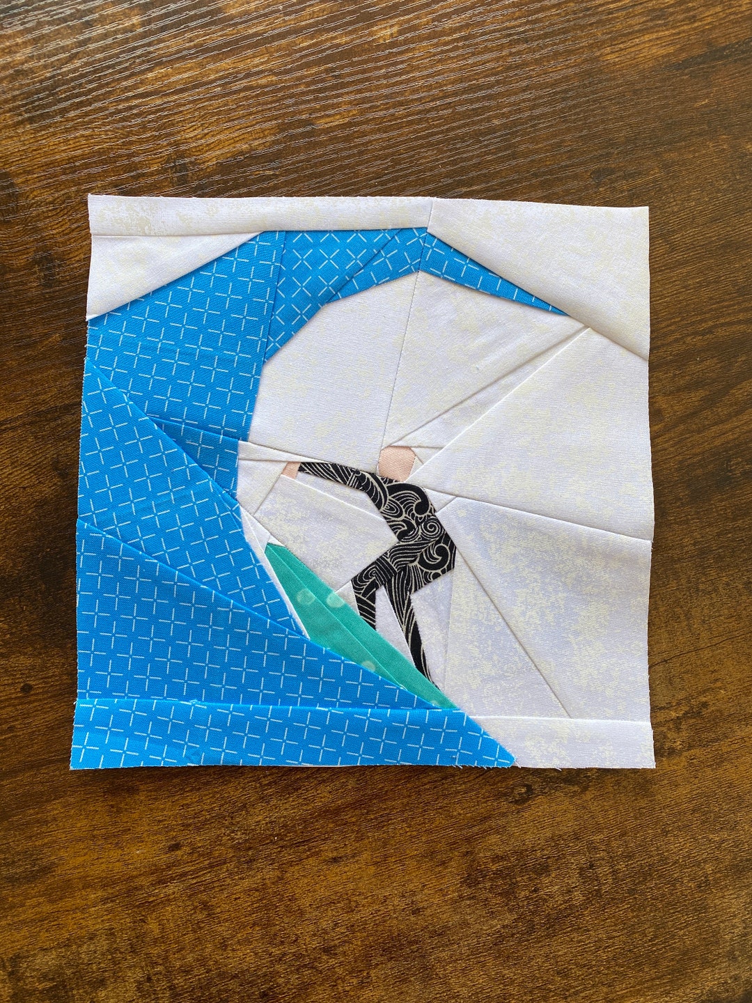 Paper Pieced Surfer Quilt Pattern - Etsy