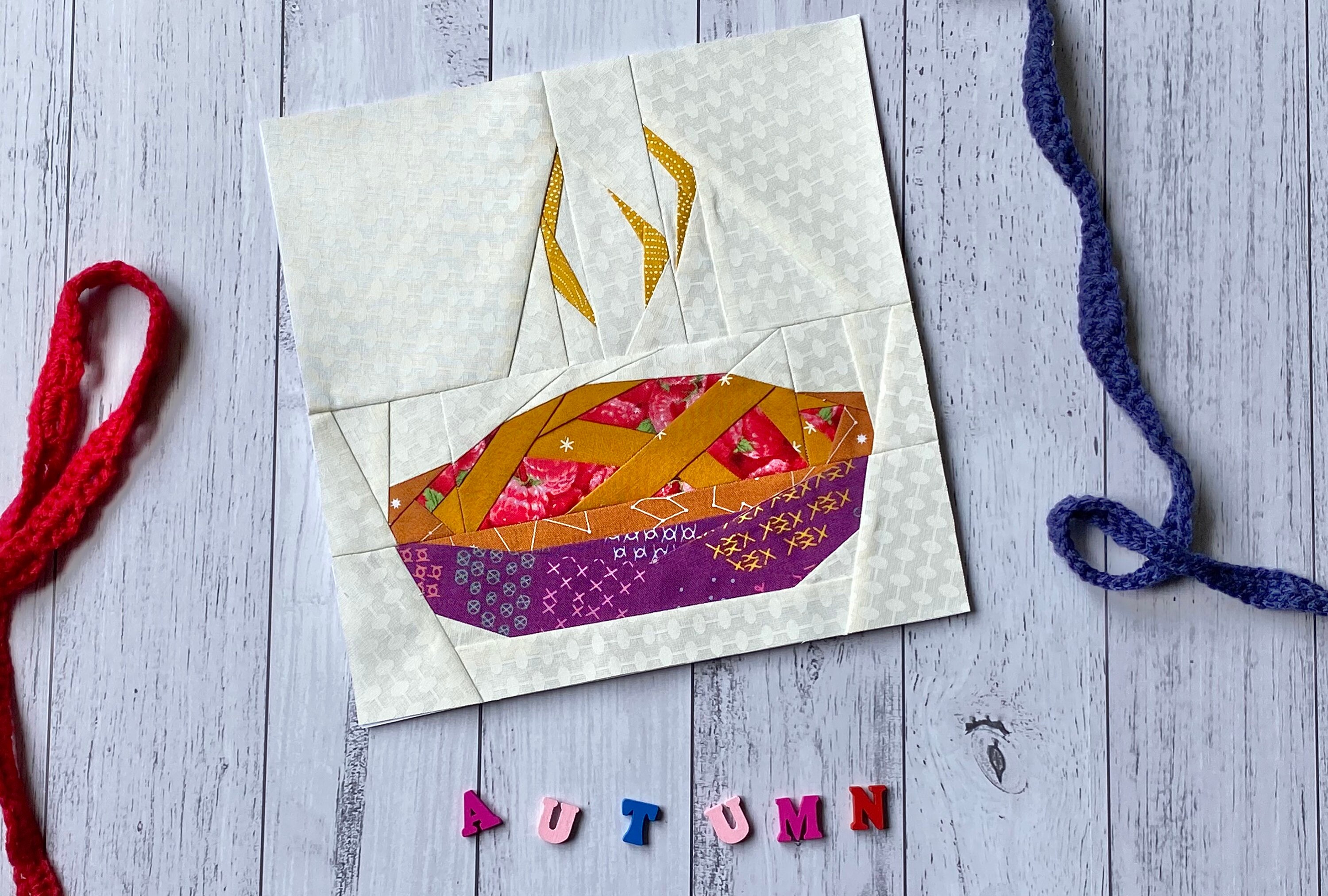 Yummy Pie: Autumn Quilt Block Four Seasons Quilt - Etsy