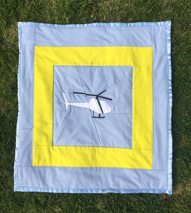 Helicopter 12 Inch Foundation Paper Pieced Quilt Block - Etsy Australia