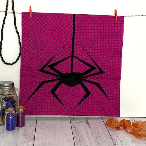 Spider Quilt Block Pattern - Etsy