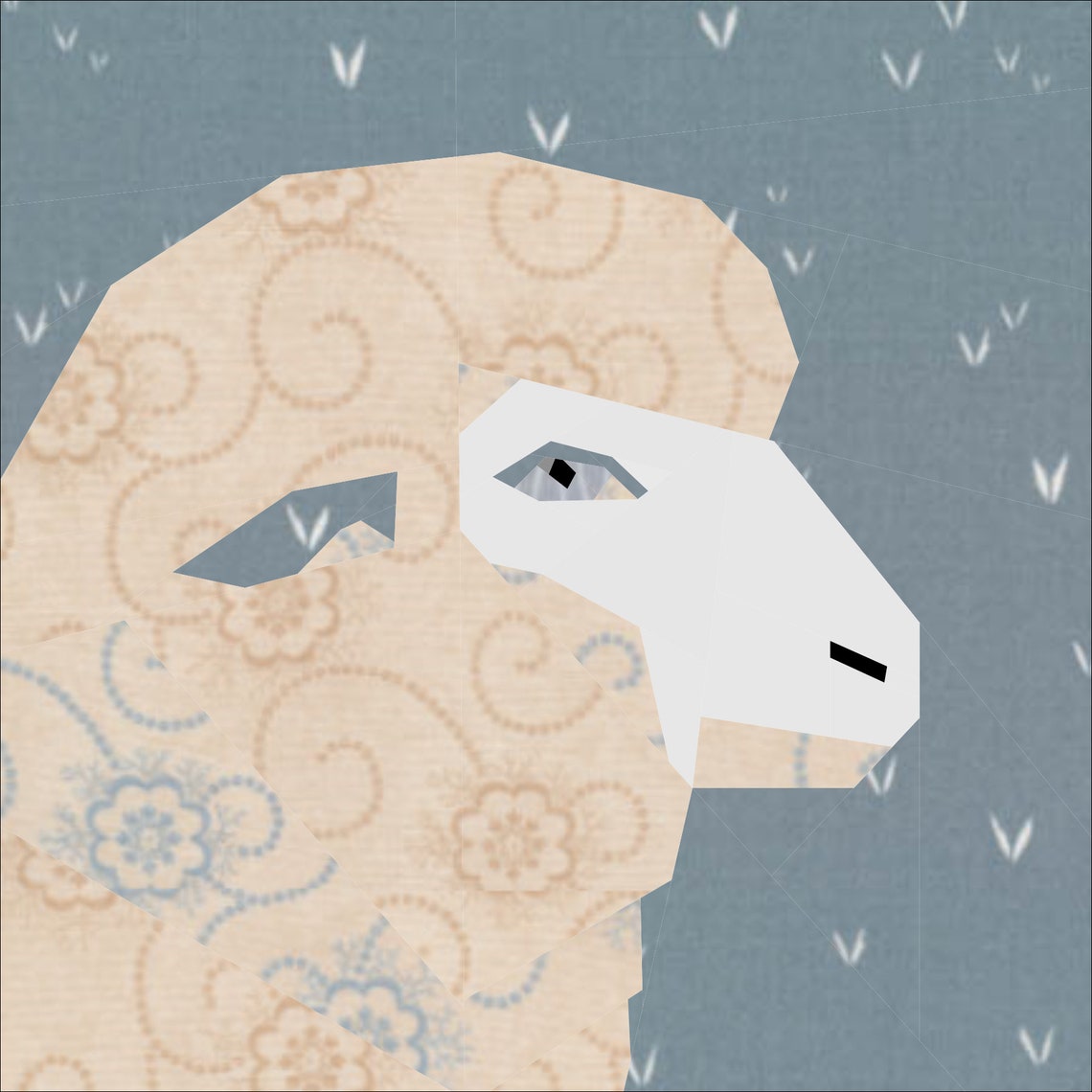 Farm Animal Quilt Pack Four Paper Pieced Quilt Patterns - Etsy