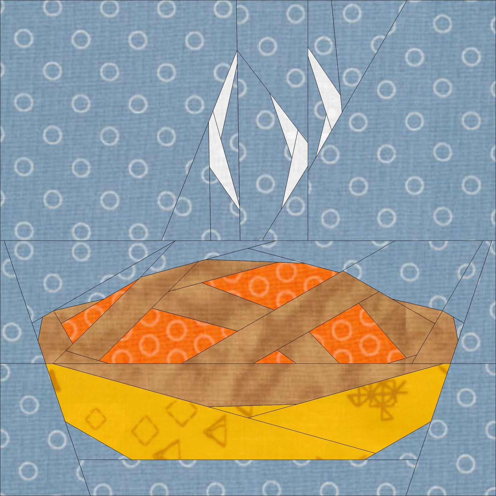 Yummy Pie: Autumn Quilt Block Four Seasons Quilt - Etsy
