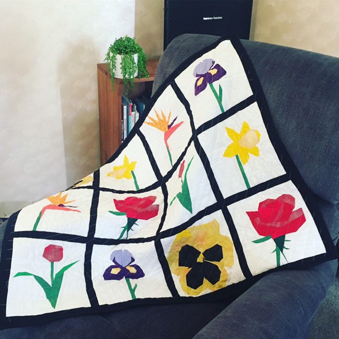 Spring Fling Quilt Pattern: 6 Paper Pieced Quilt Blocks. - Etsy