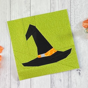 Halloween Quilt Block Patterns Pack - 5 Halloween Patchwork Quilt ...