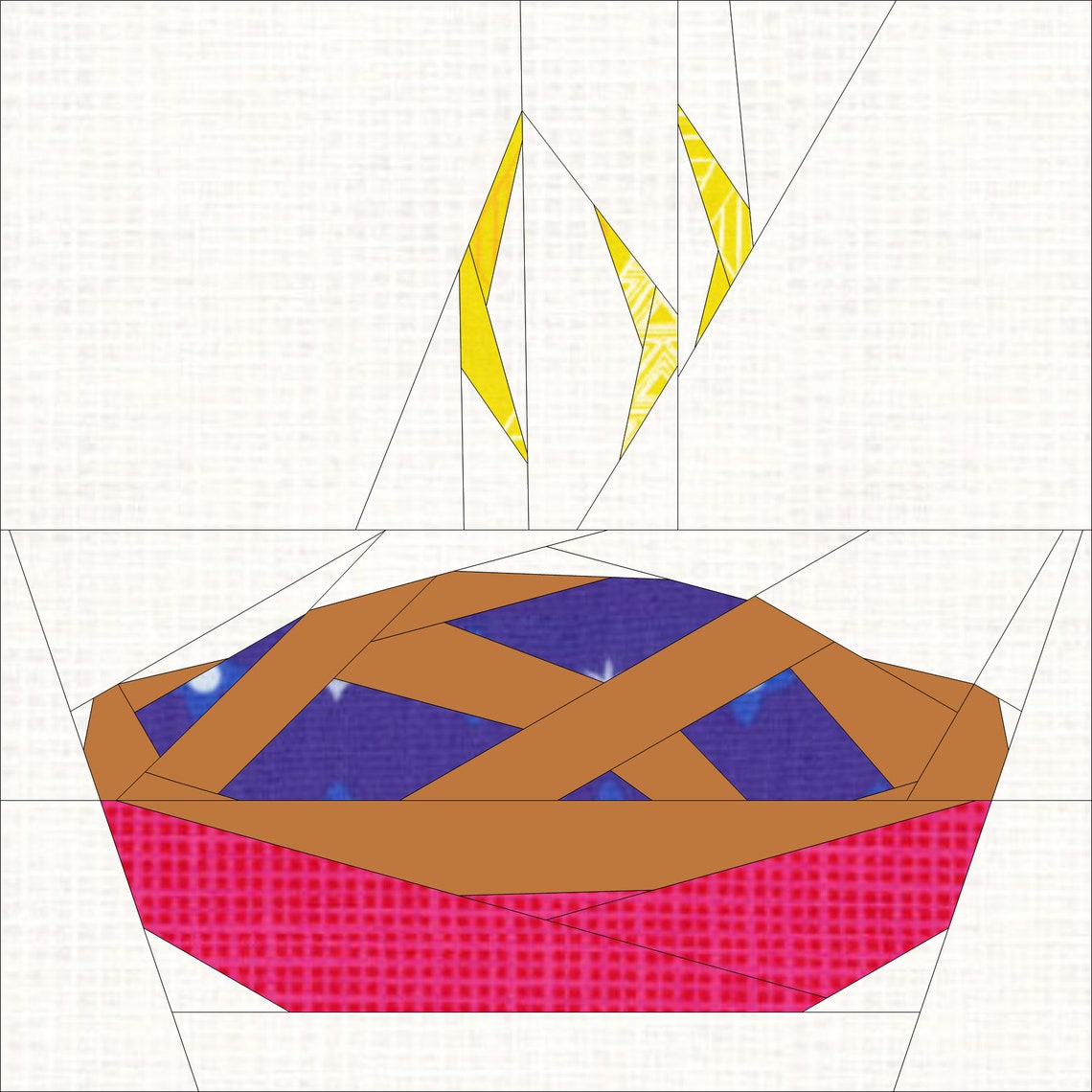 Yummy Pie: Autumn Quilt Block Four Seasons Quilt - Etsy