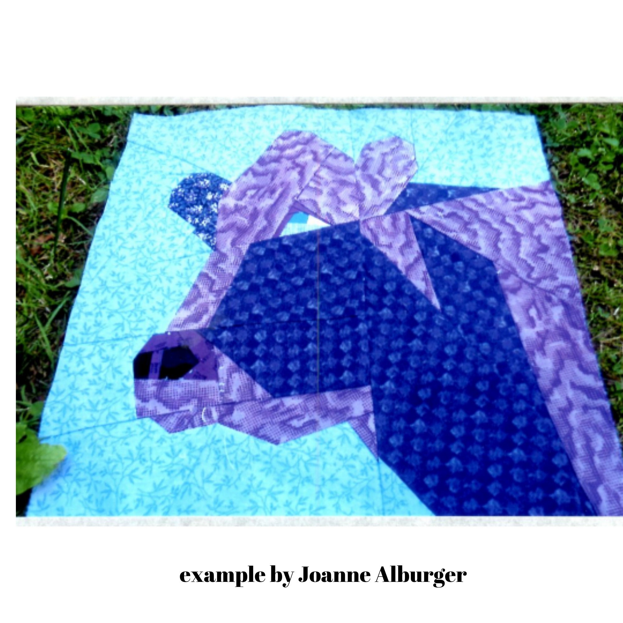 Cow Quilt Pattern - A 12 Inch Foundation Paper Pieced Farm Animal ...