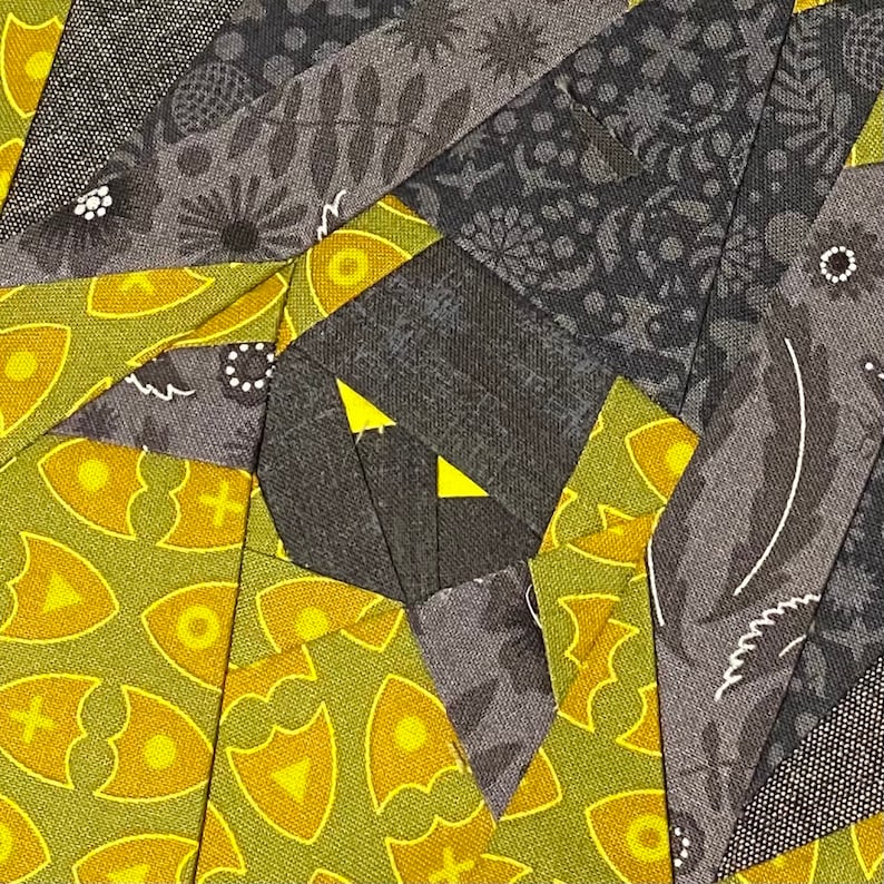 Bat Quilt Block Pattern Foundation Paper Pieced - Etsy