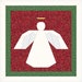 Christmas Angel Quilt Pattern, Paper Pieced Quilt Block, PDF Pattern ...