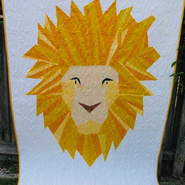Lion Quilt Pattern - Etsy