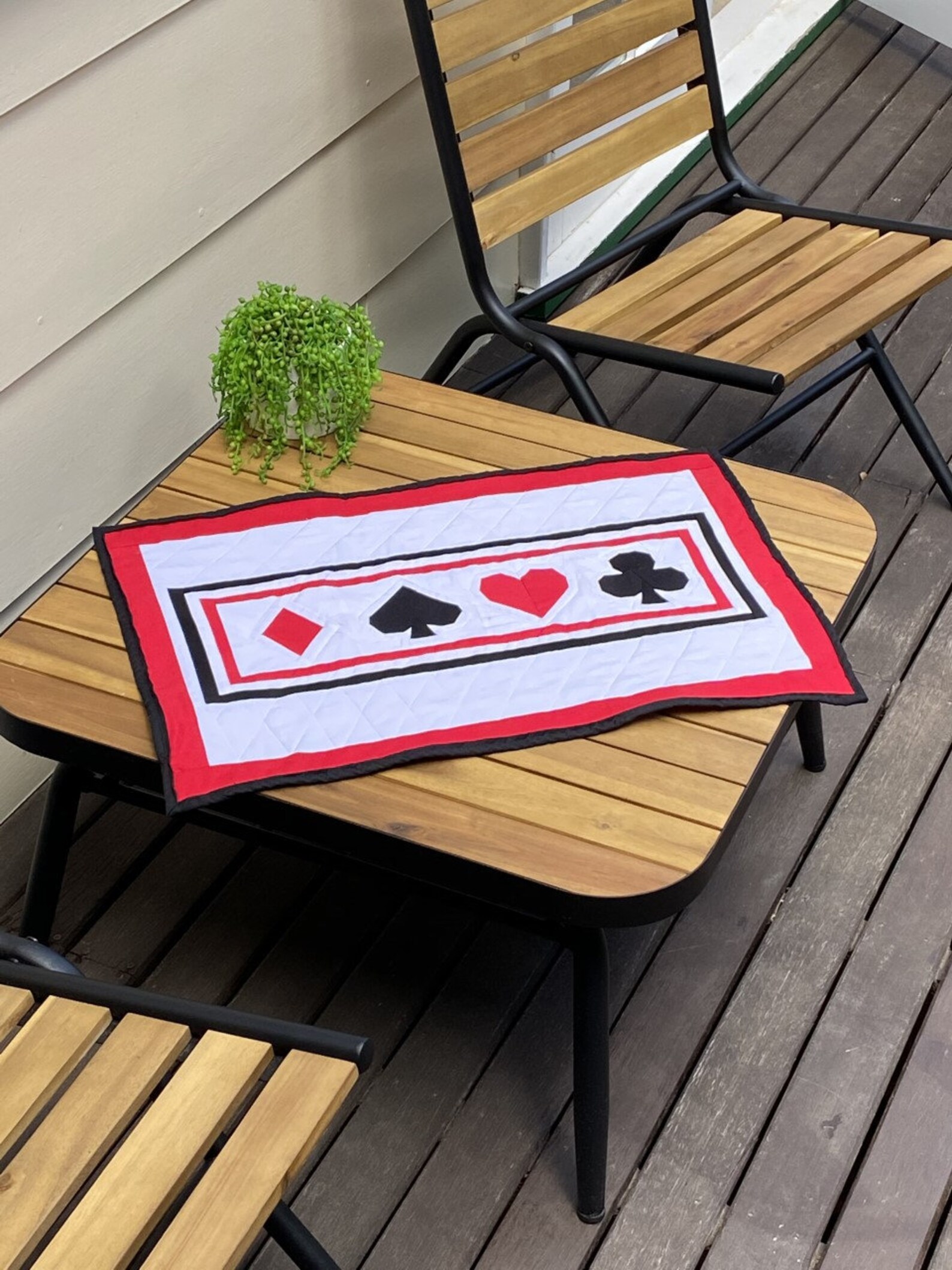 Suits Me - Playing Card Quilt Blocks, Four Paper Pieced Quilt Blocks ...