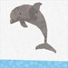 Daphne Dolphin Quilt Pattern. A 12 Inch Quilt Block Foundation Paper ...