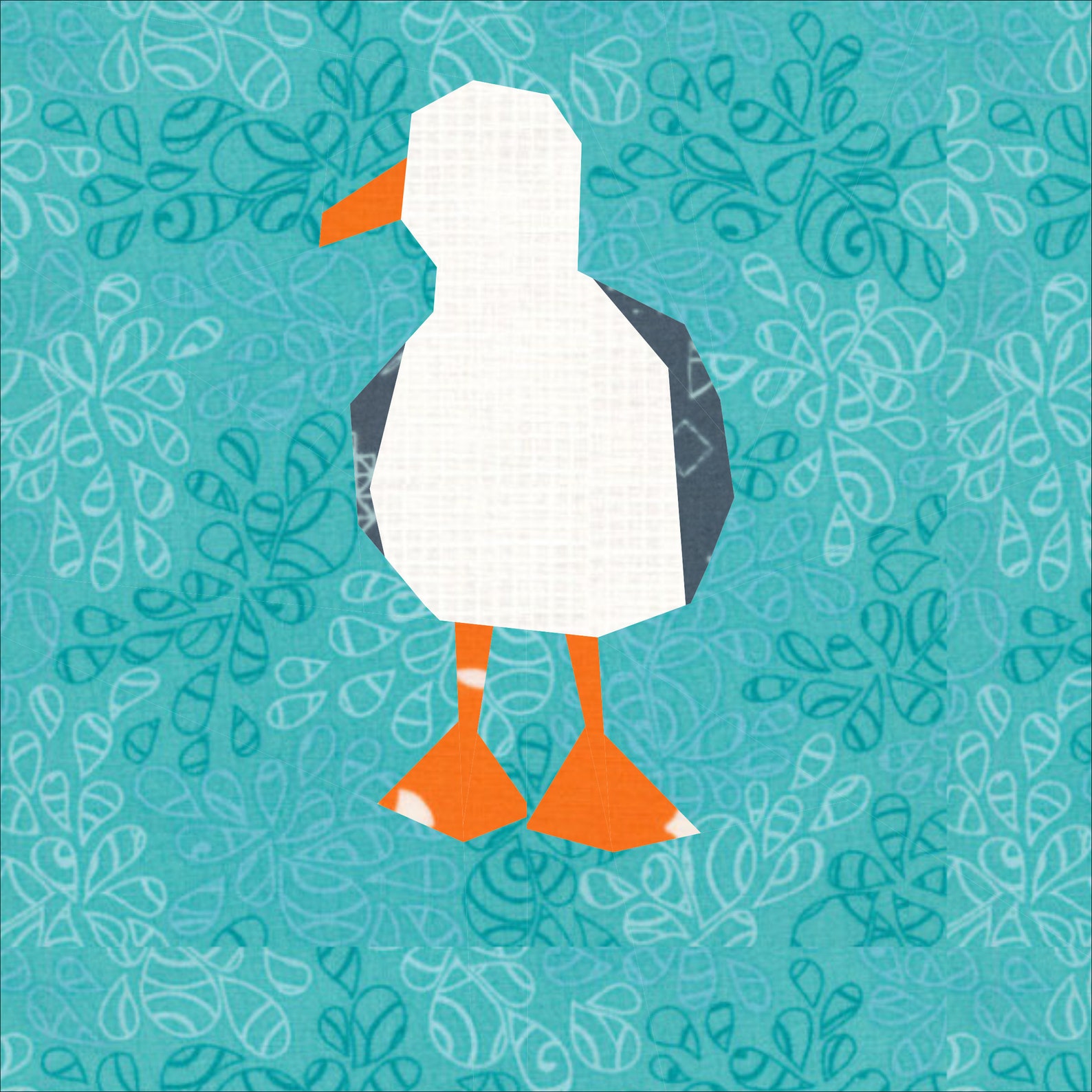 Seagull Quilt Block Pattern: Paper Pieced. Make a 9-inch or 12-inch ...