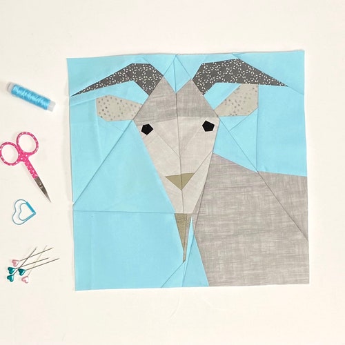 Cow Quilt Pattern A 12 Inch Foundation Paper Pieced Farm - Etsy