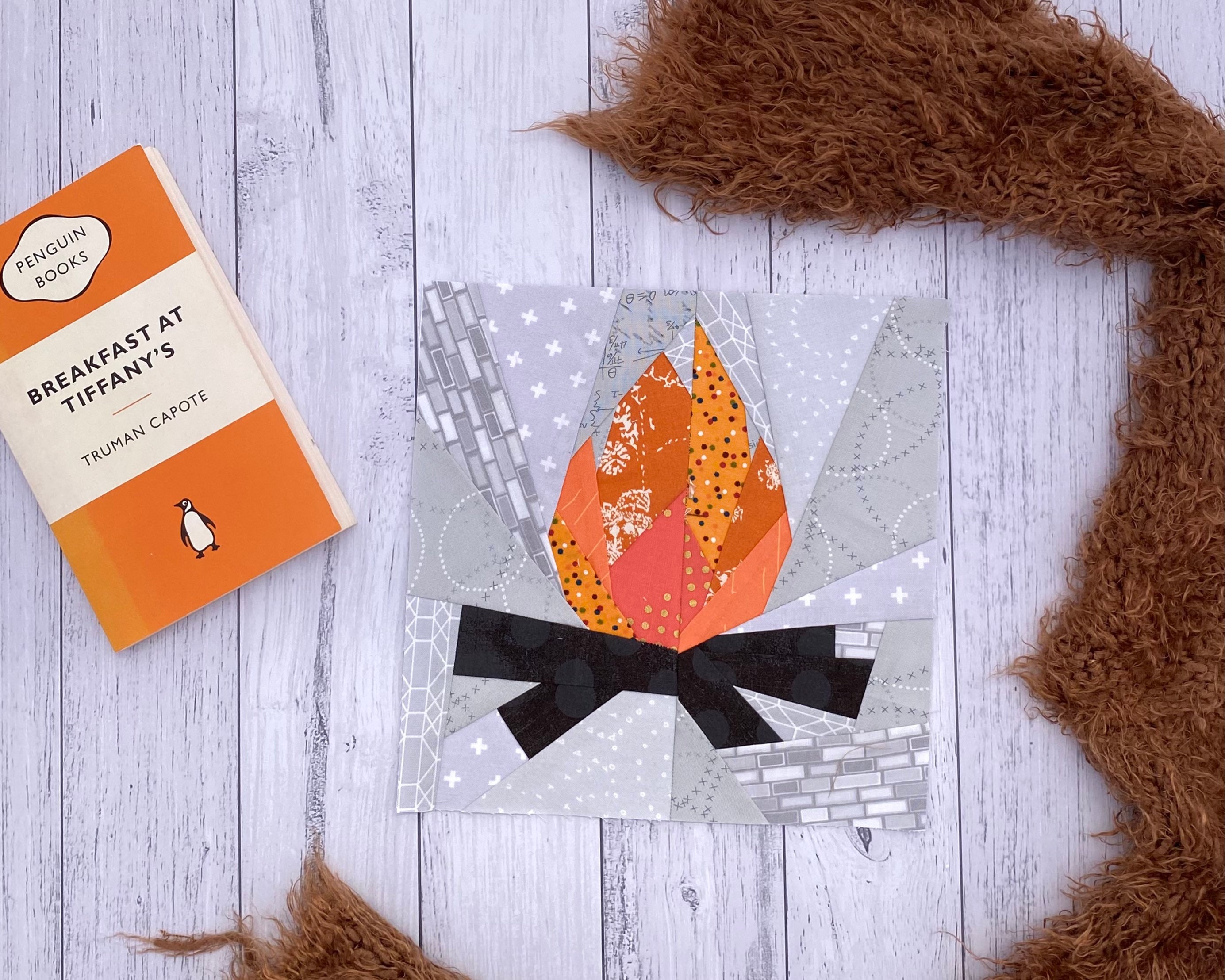 Campfire Foundation Paper Pieced Quilt Block Pattern - Etsy