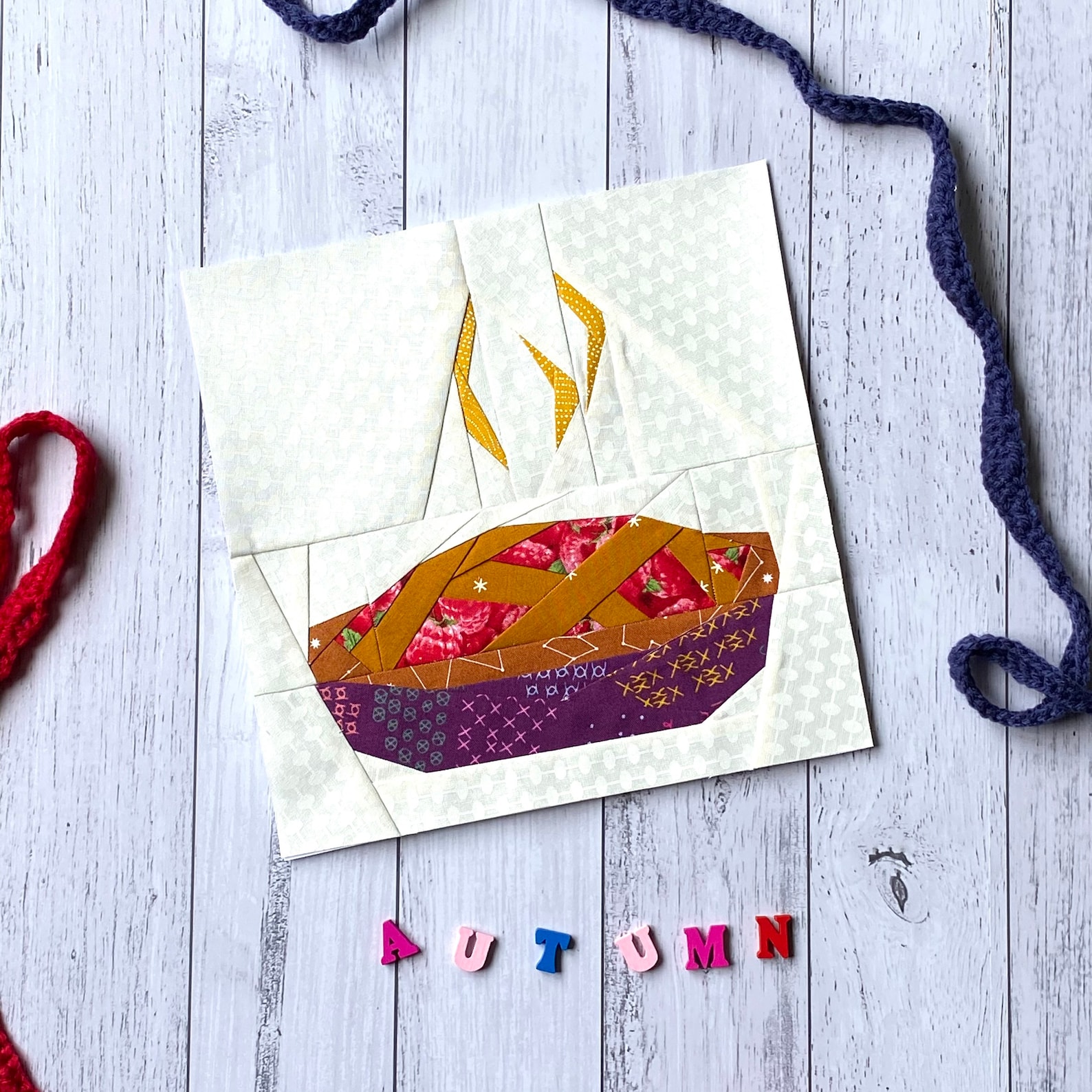 Yummy Pie: Autumn Quilt Block Four Seasons Quilt - Etsy