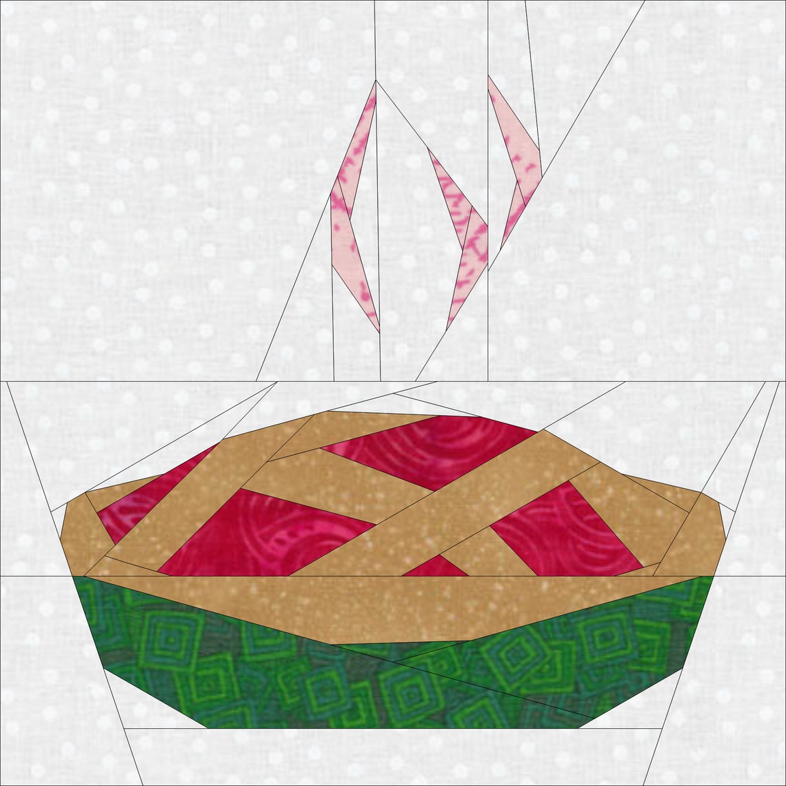 Yummy Pie: Autumn Quilt Block Four Seasons Quilt - Etsy