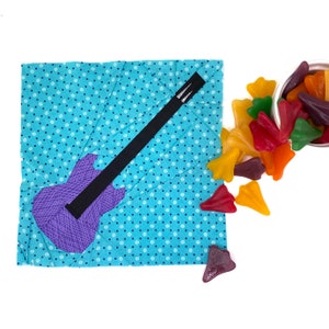 Guitar Paper Pieced Musical Instrument Quilt Pattern - Etsy