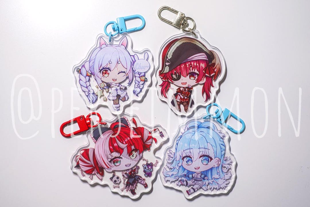 Vtuber Hololive JP & Id Keychain/charm - Etsy