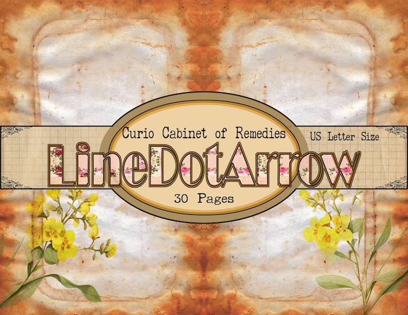 Curio Cabinet of Remedies-30 Pages in US Letter Size- Instant Download ...