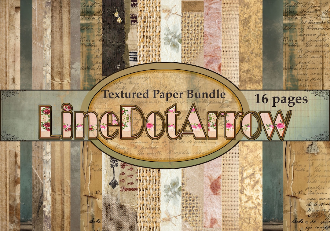 Textured Paper Bundle-16 Pages/instant Download - Etsy