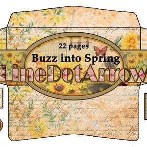 Buzz Into Spring Journal Kit-digital Download-22 Pages - Etsy