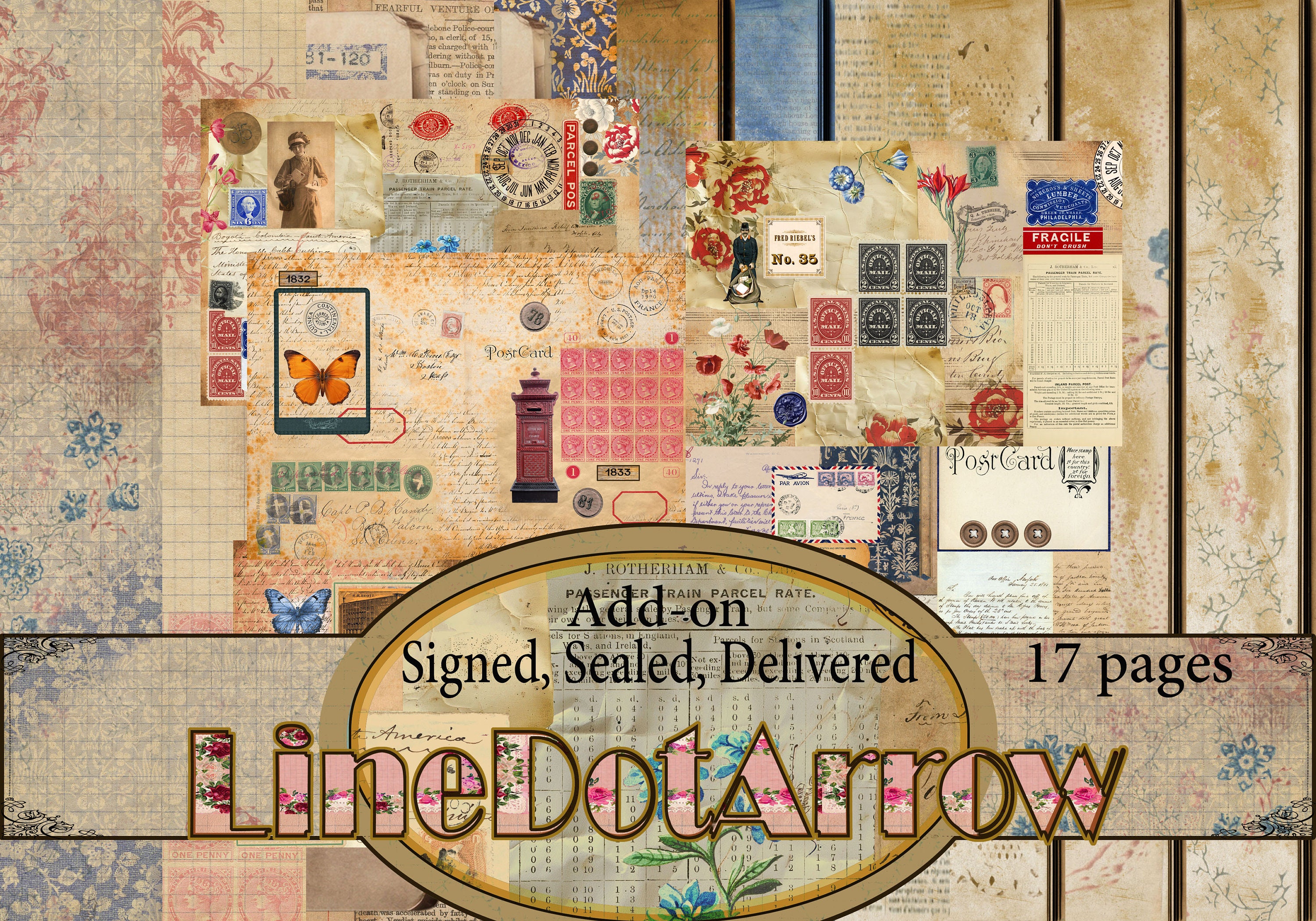 Signed, Sealed, Delivered Add-on Journal Kit-digital Download-17 Pages ...