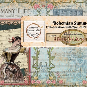 Bohemian Summer Collaboration Kit With Non Stop Papercrafts and ...