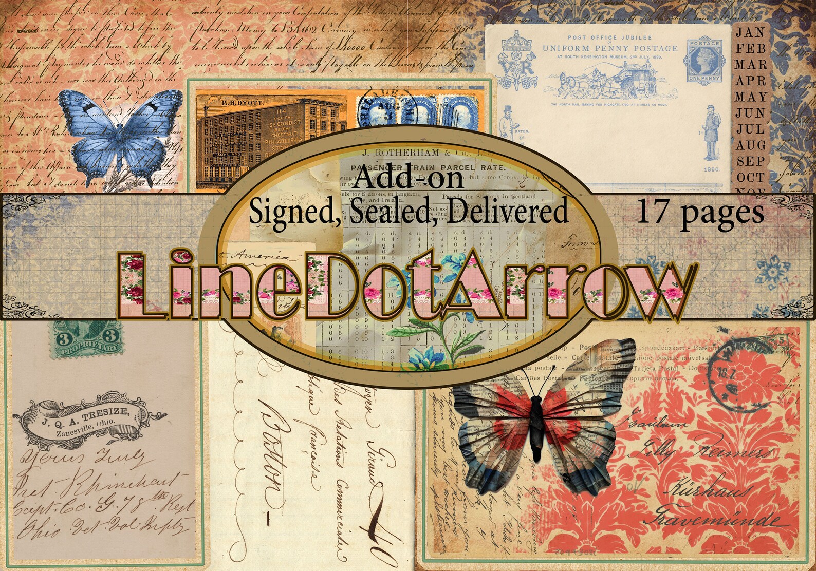 Signed, Sealed, Delivered Add-on Journal Kit-digital Download-17 Pages ...