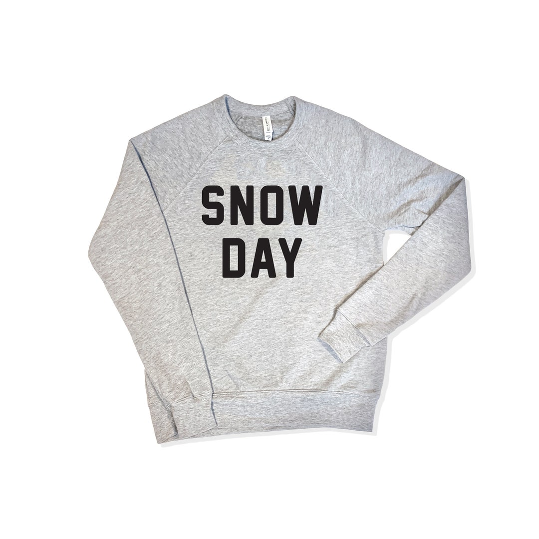 Snow Day Sweatshirt | More Snow Days Fleece Sweatshirt | Ski Sweater ...