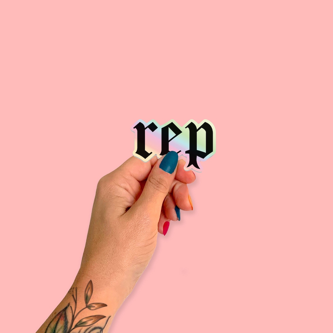 Rep Sticker, Tay Fan Sticker, Rep Concert Sticker, Holographic Sticker ...