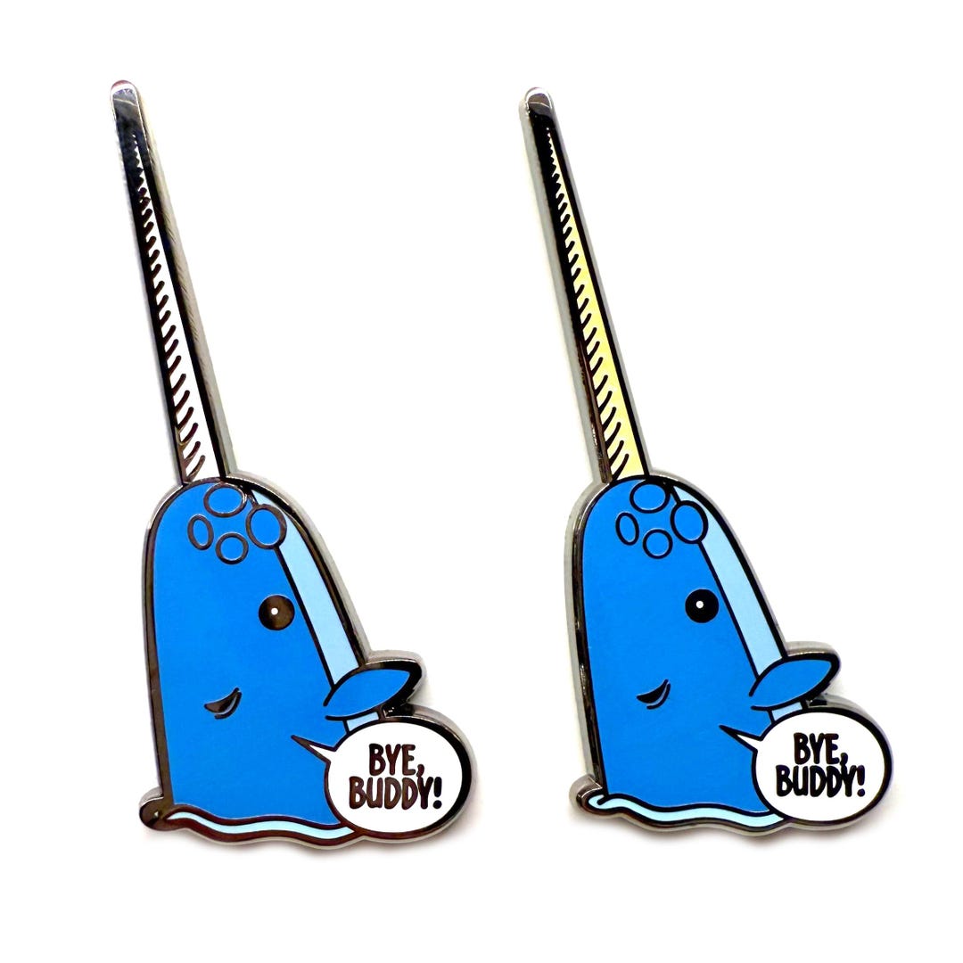 Mr. Narwhal - Hard Enamel Pin Inspired by the Movie Elf - Etsy