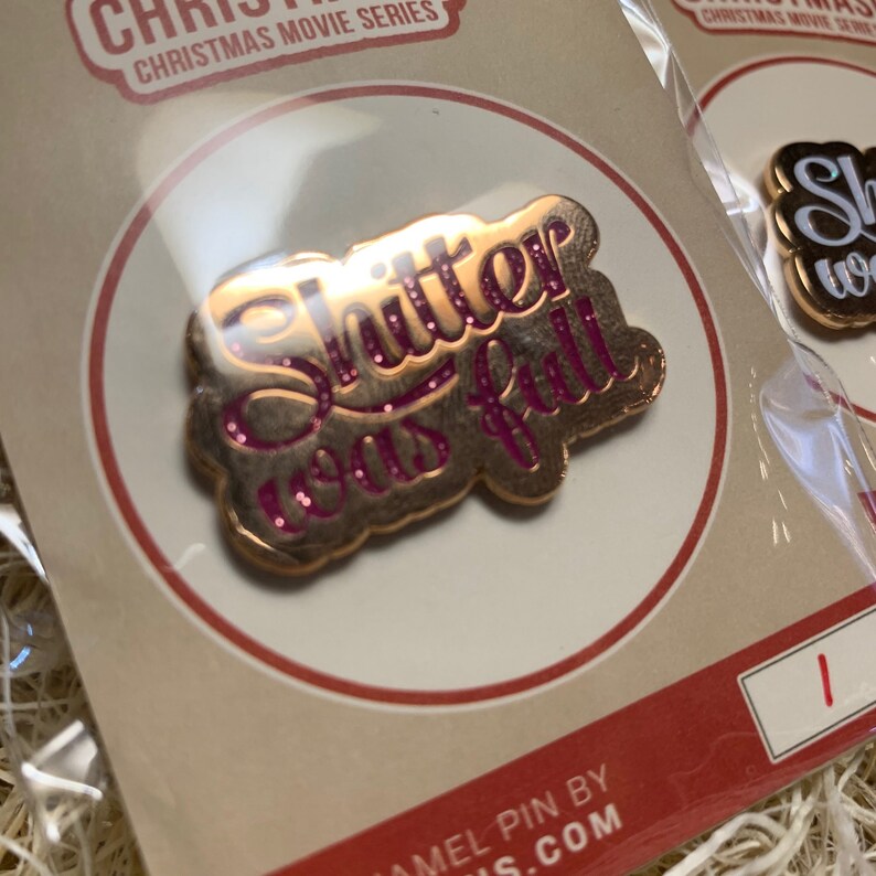Shitter Was Full Hard Enamel Pin Inspired by Christmas - Etsy