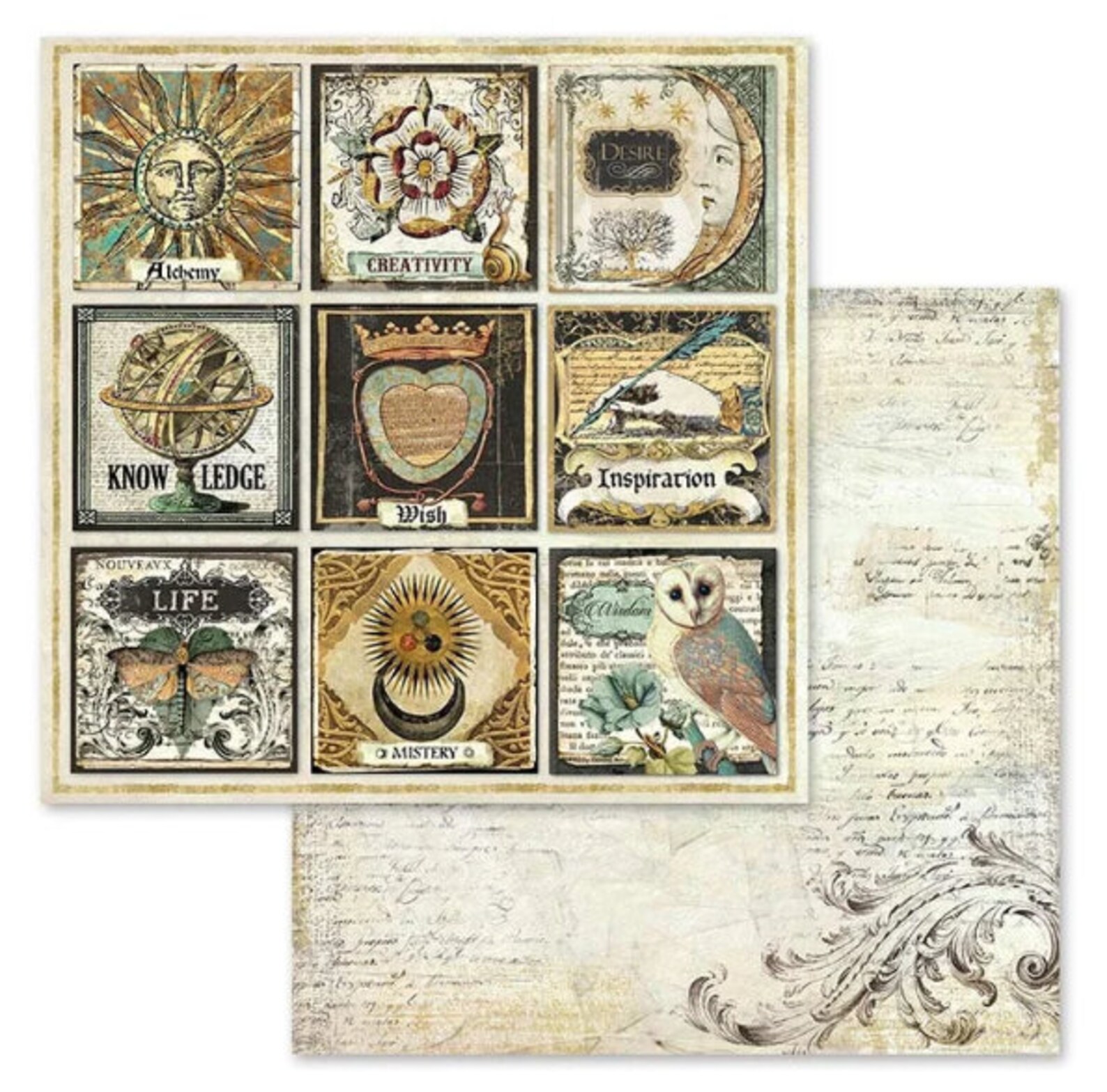 Stamperia Alchemy 12x12 Paper Pad Stamperia Alchemy - Etsy