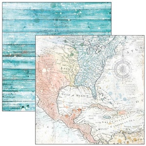 Ciao Bella Summer Breeze 12x12 Cardstock, 12x12 Paper Pad, Scrapbook ...