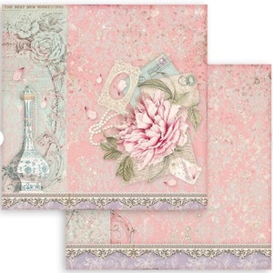 Stamperia Rose Parfum 12x12 Paper Pad, Stamperia Rose Parfum Collection ...