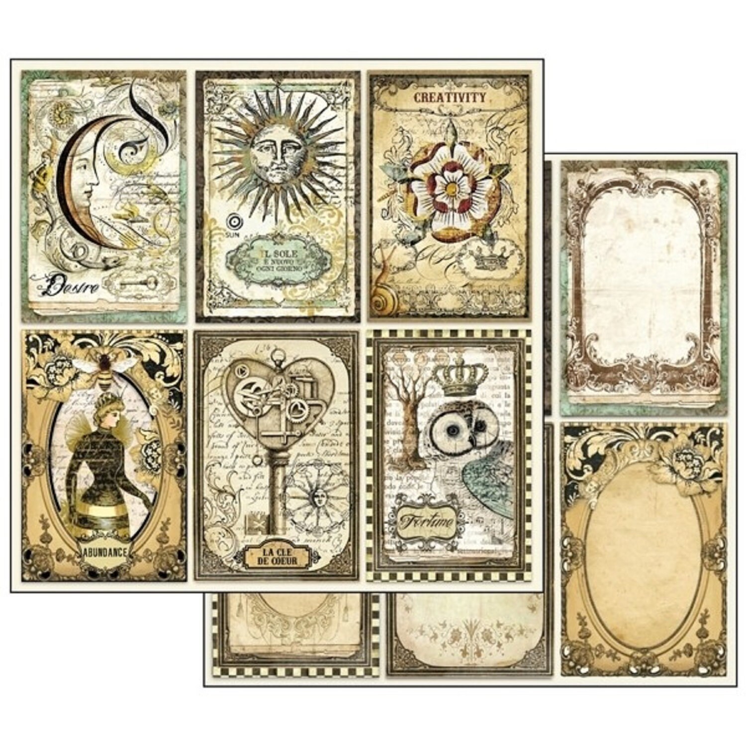 Stamperia Alchemy 12x12 Paper Pad | Etsy