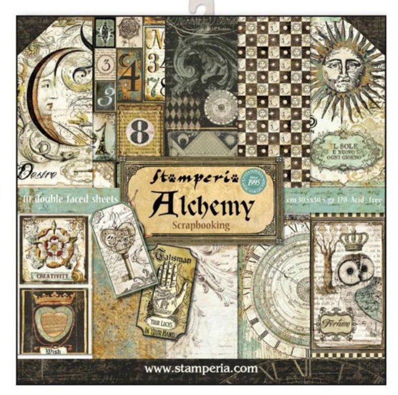 Stamperia Alchemy 12x12 Paper Pad Stamperia Alchemy - Etsy