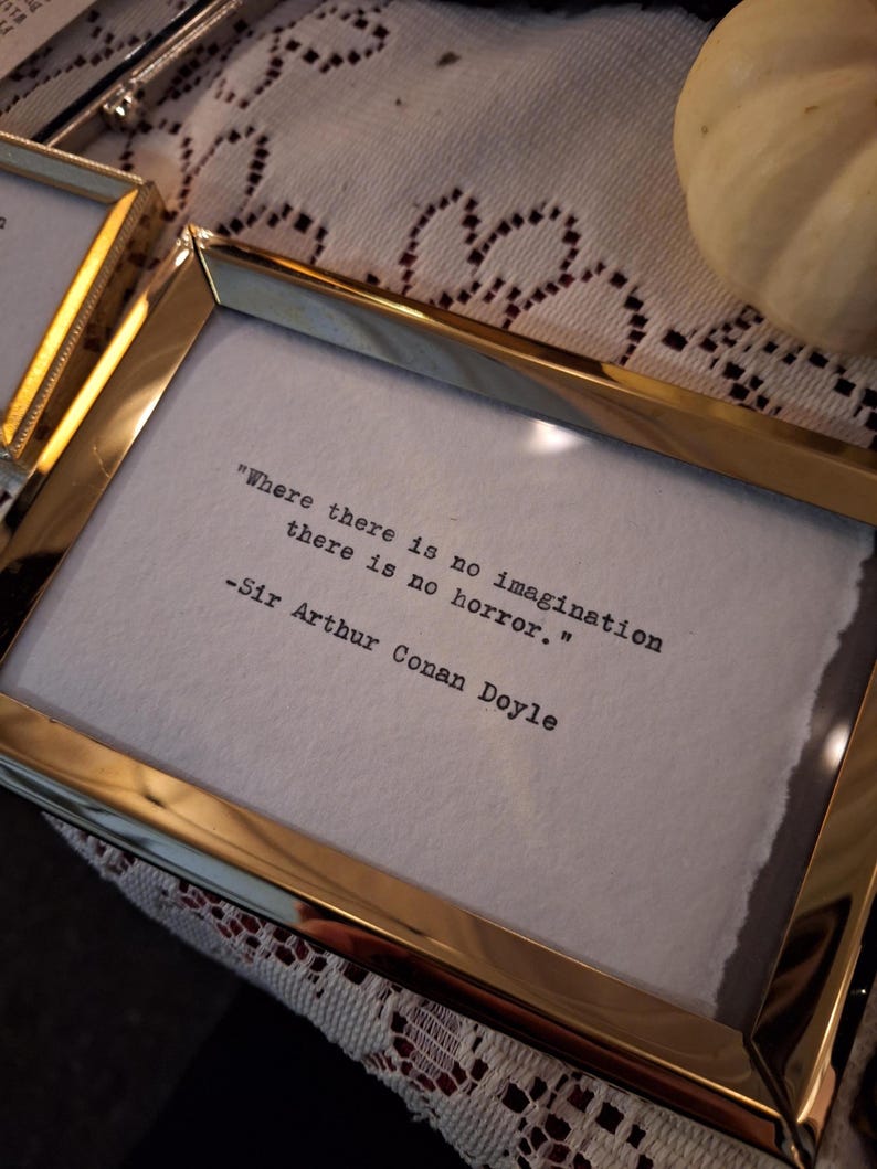 Personalized Typewriter Quote Card (3.5x5") | Custom Hand-typed Message ...
