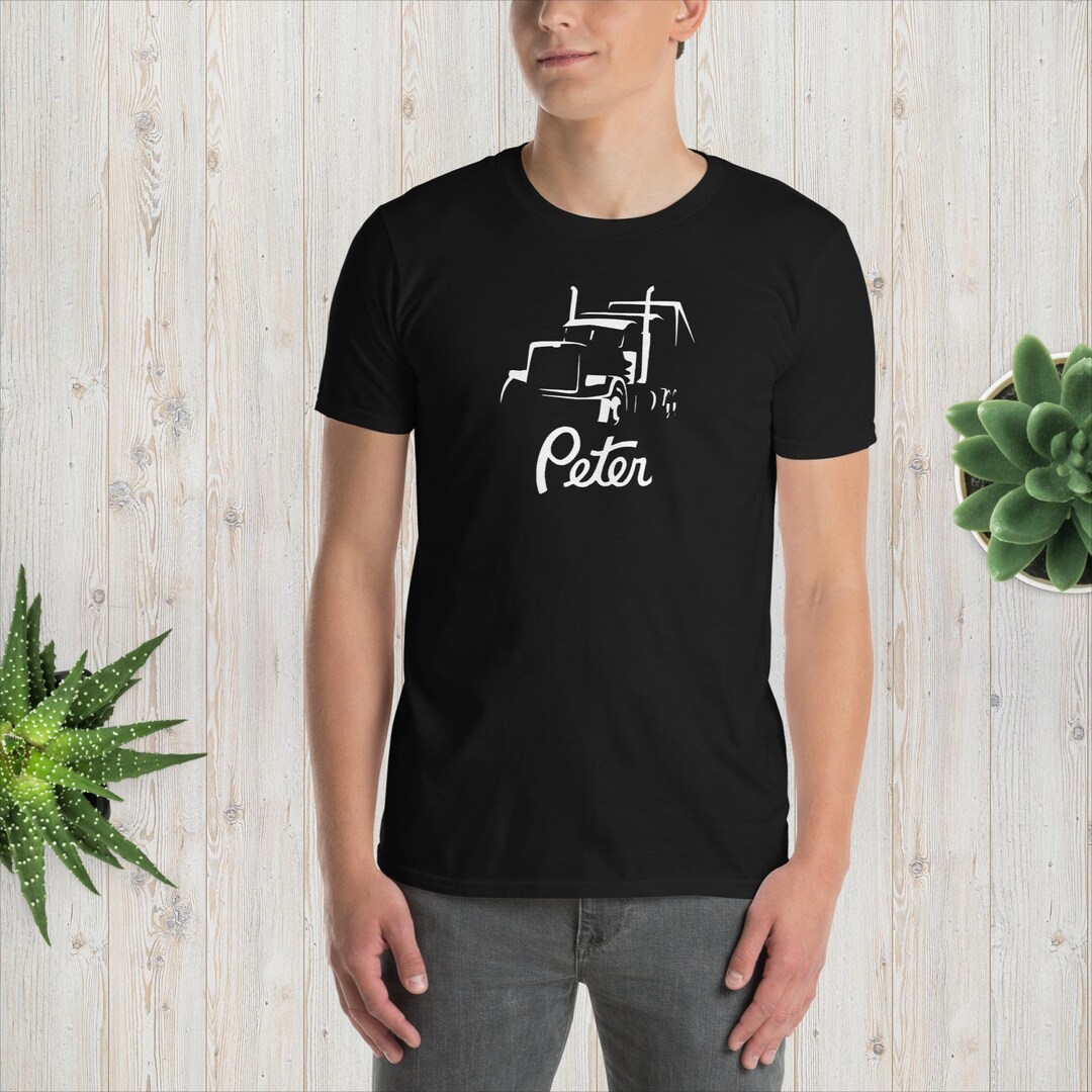 18 Wheeler Peter Bilt Semi Truck Shirt for Truck Drivers Who Love OTR ...