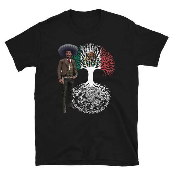Emiliano Zapata Mexican Flag Heritage Tree and Roots | Etsy