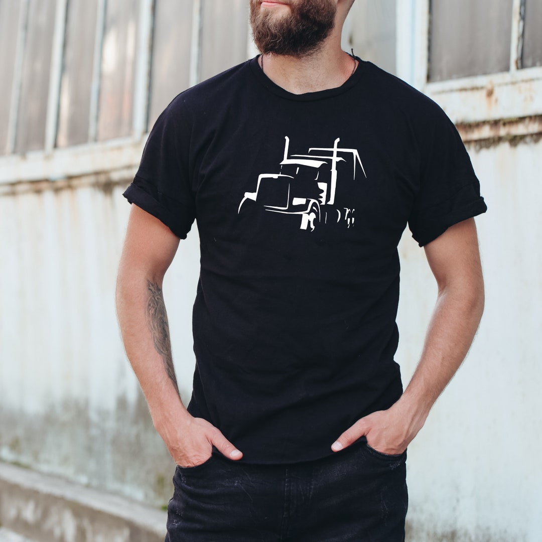 18 Wheeler Semi Truck Shirt for Truck Drivers Who Love OTR Short-sleeve ...