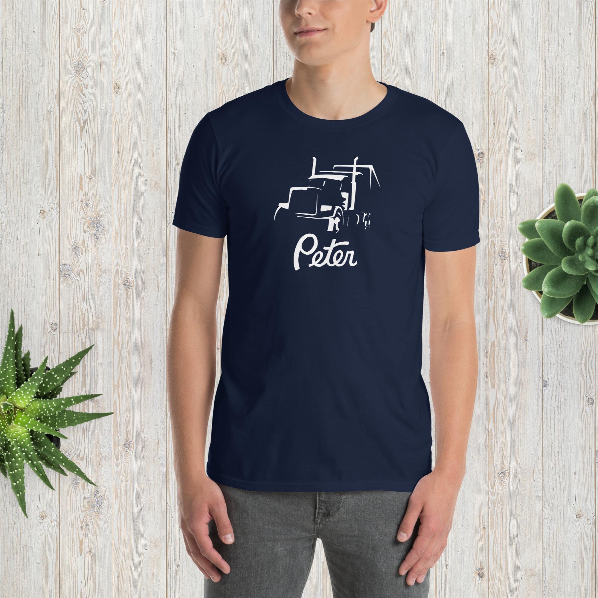 18 Wheeler Peter Bilt Semi Truck Shirt for Truck Drivers Who Love OTR ...