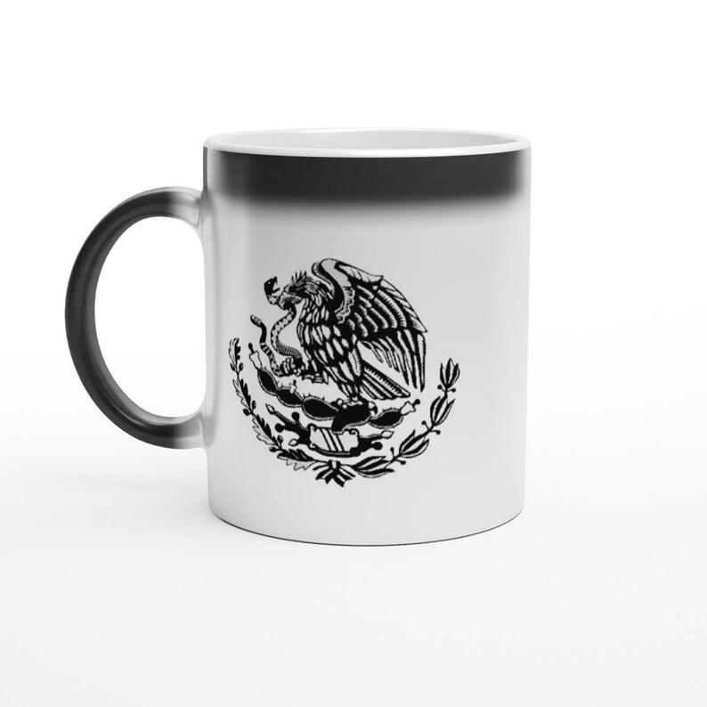 Mexican Flag Eagle Escudo De Mexico Magic 11oz Ceramic Mug - Etsy