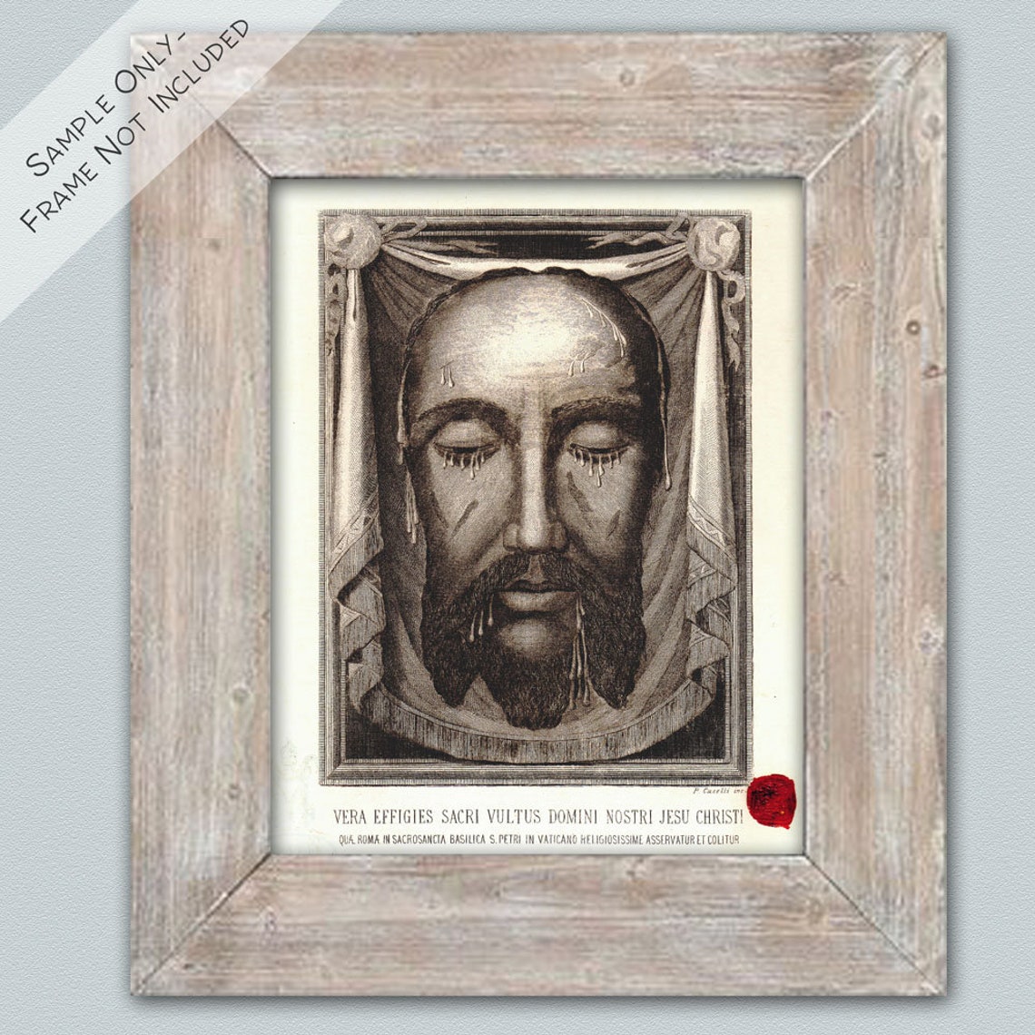 HOLY FACE of Jesus 8 X 10 Print Full Color Unframed - Etsy