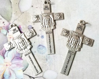 Holy Face Cross - Etsy