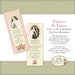 ST. THERESE of LISIEUX - 5 Glossy Prayer Bookmarks, Full Color Front ...