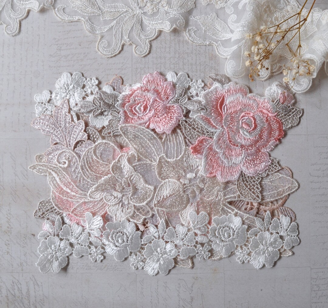 Embroidery Patces Pack Fabric Lot of 8pcs Embellishments Sewing ...