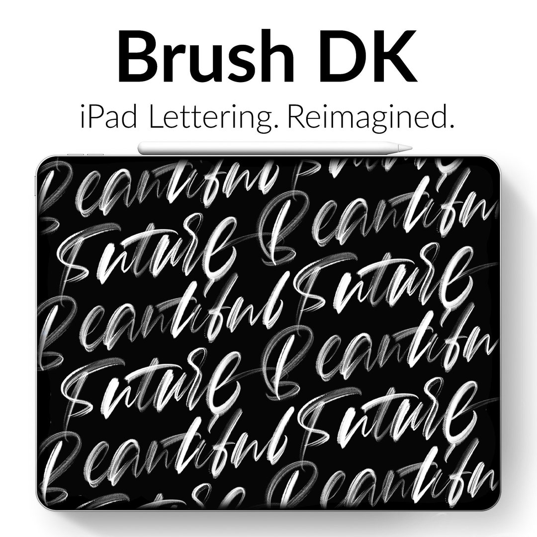 Brush DK - Lettering Brushes for Procreate! - Etsy