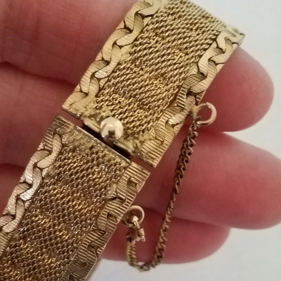 Vintage GF Mesh Bracelet — Terrific! - Gem