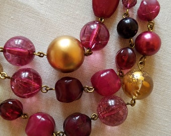 Fuchsia and Gold | Etsy